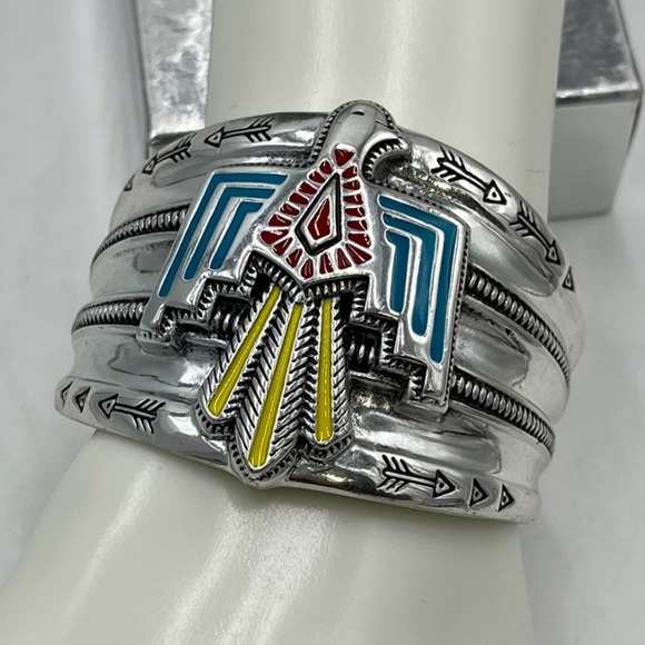 Wrangler | Jewelry | Tribal Flair Designs Silver Alloy Metal Painted ...